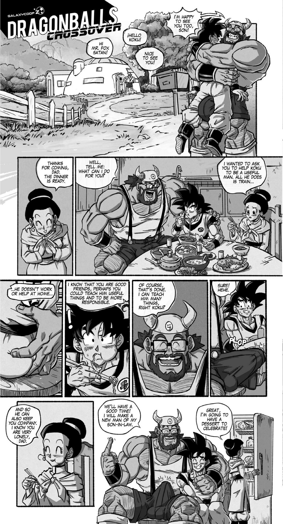 Dragonballs Crossover 1 - Family Jobs gay furry comic Page 3 - Gay ...